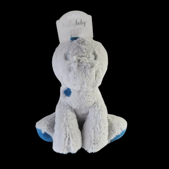 Kellytoy | Toys | Kellybaby Gray Blue Dinosaur 1 Plush Stuffed Toy ...